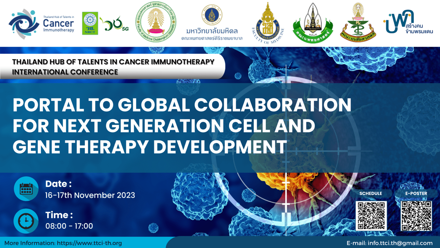 Thailand Hub of Talent for Cancer Immunotherapy International Conference - Thailand Hub of ...